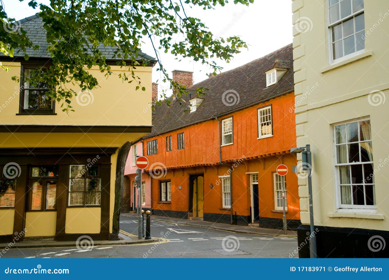 Colorful old buildings stock image. Image of history - 17183971