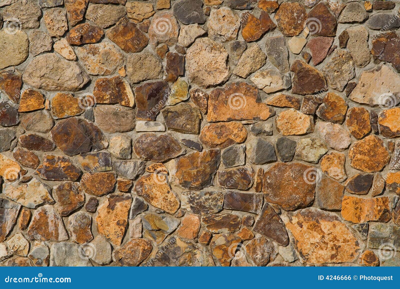 Colorful Old Stone Wall Texture Stock Photo - Image of rust, damage ...