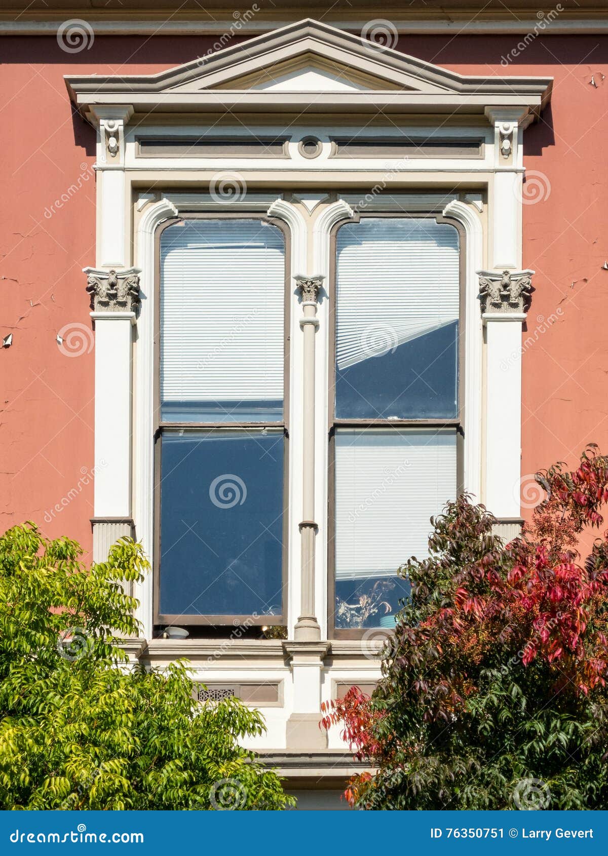 Colorful old window stock image. Image of blinds, glass - 76350751
