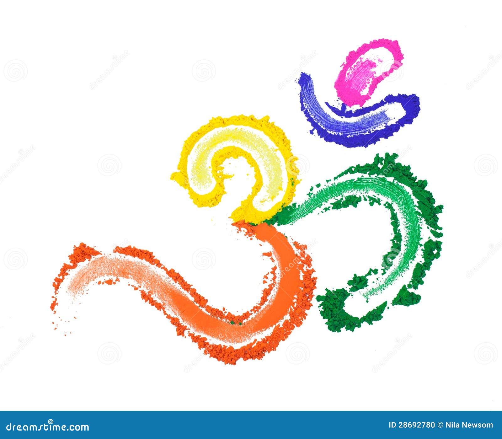 Color Om Symbol stock illustration. Illustration of white - 28692780