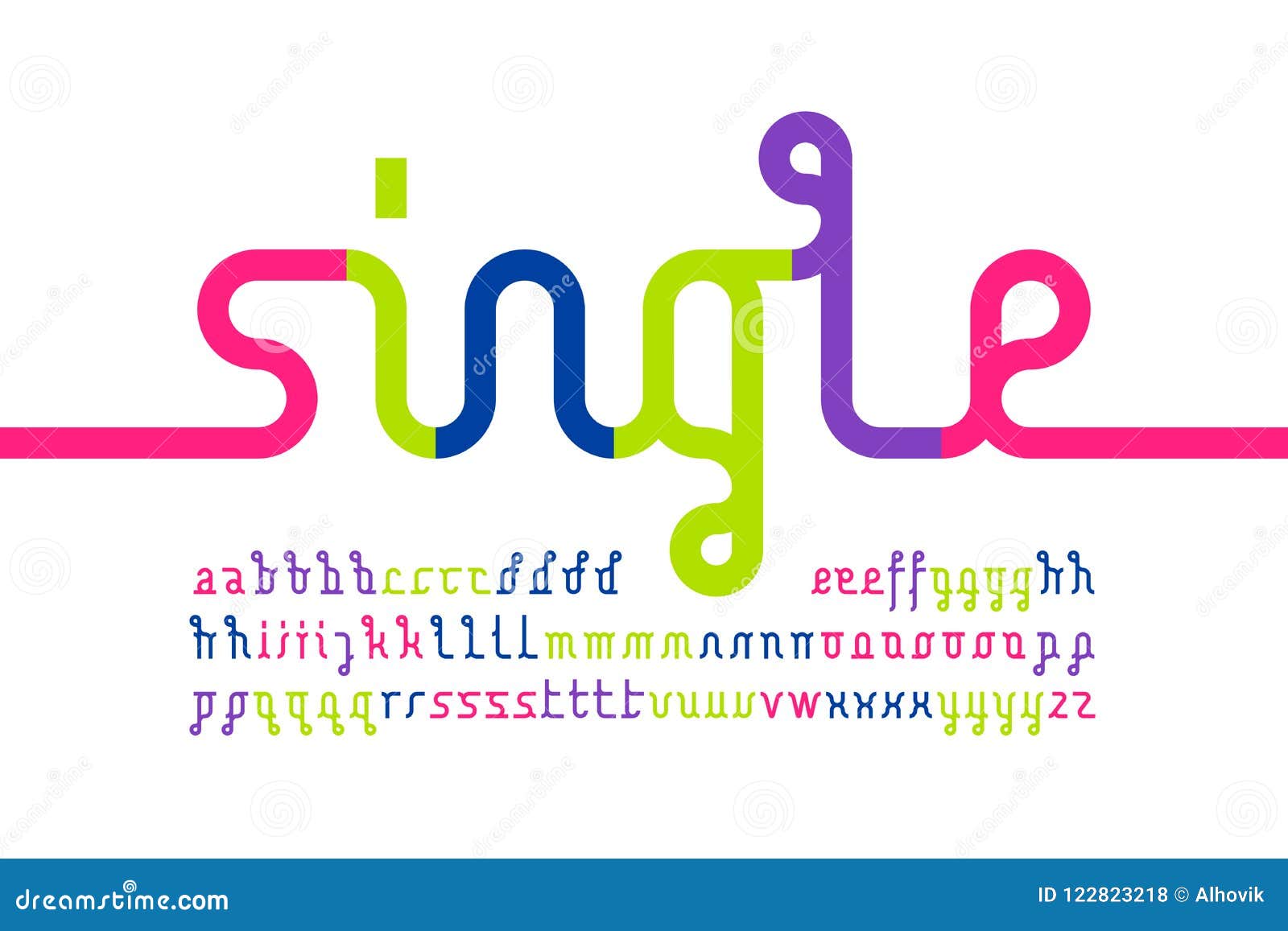 Vector single line font - markopm Vector single line font - markopm