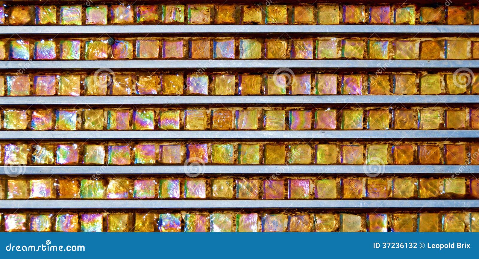 Colorful Opalescent Glass Tesserae Stock Photo - Image of rows ...