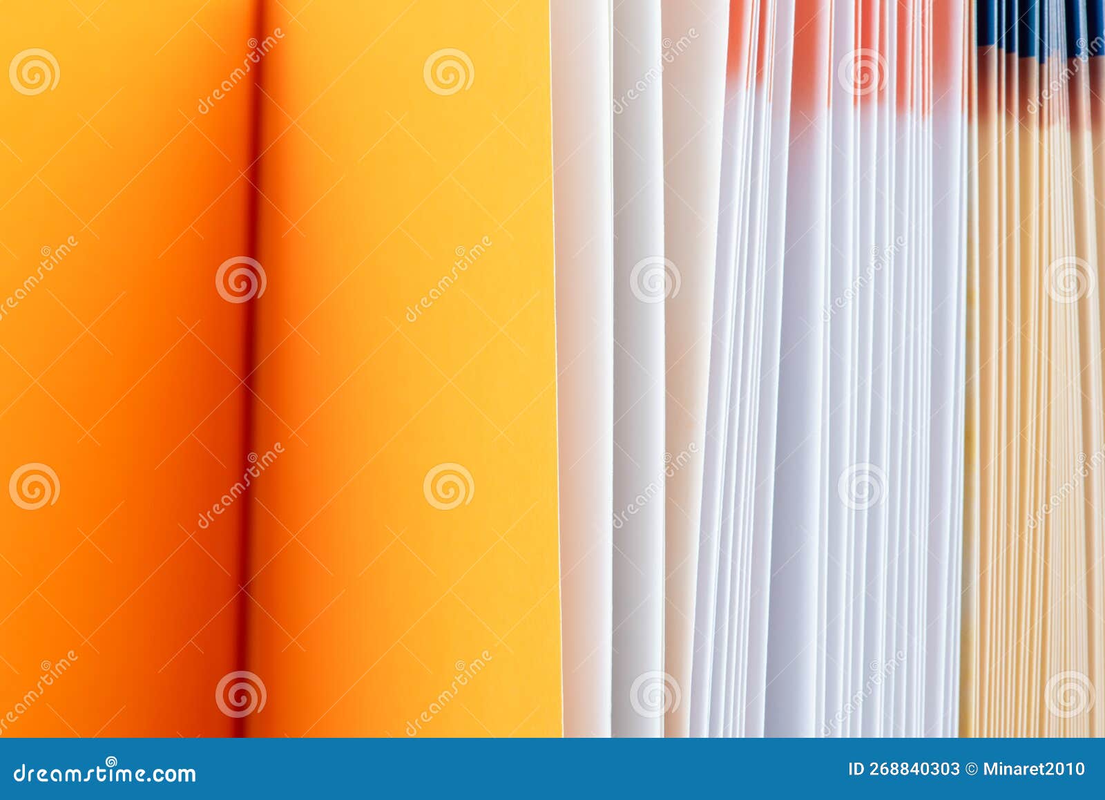 Colorful open book pages stock image. Image of pattern - 268840303
