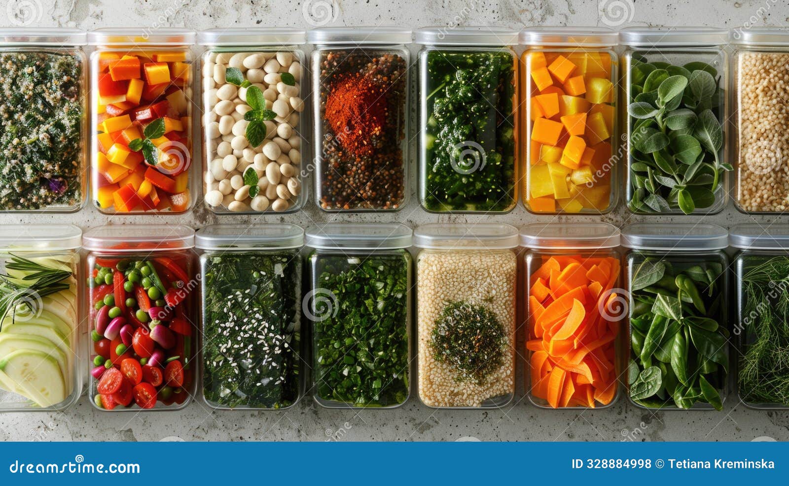 Colorful and Organized Array of Plant-Based Protein Meal Kits and ...
