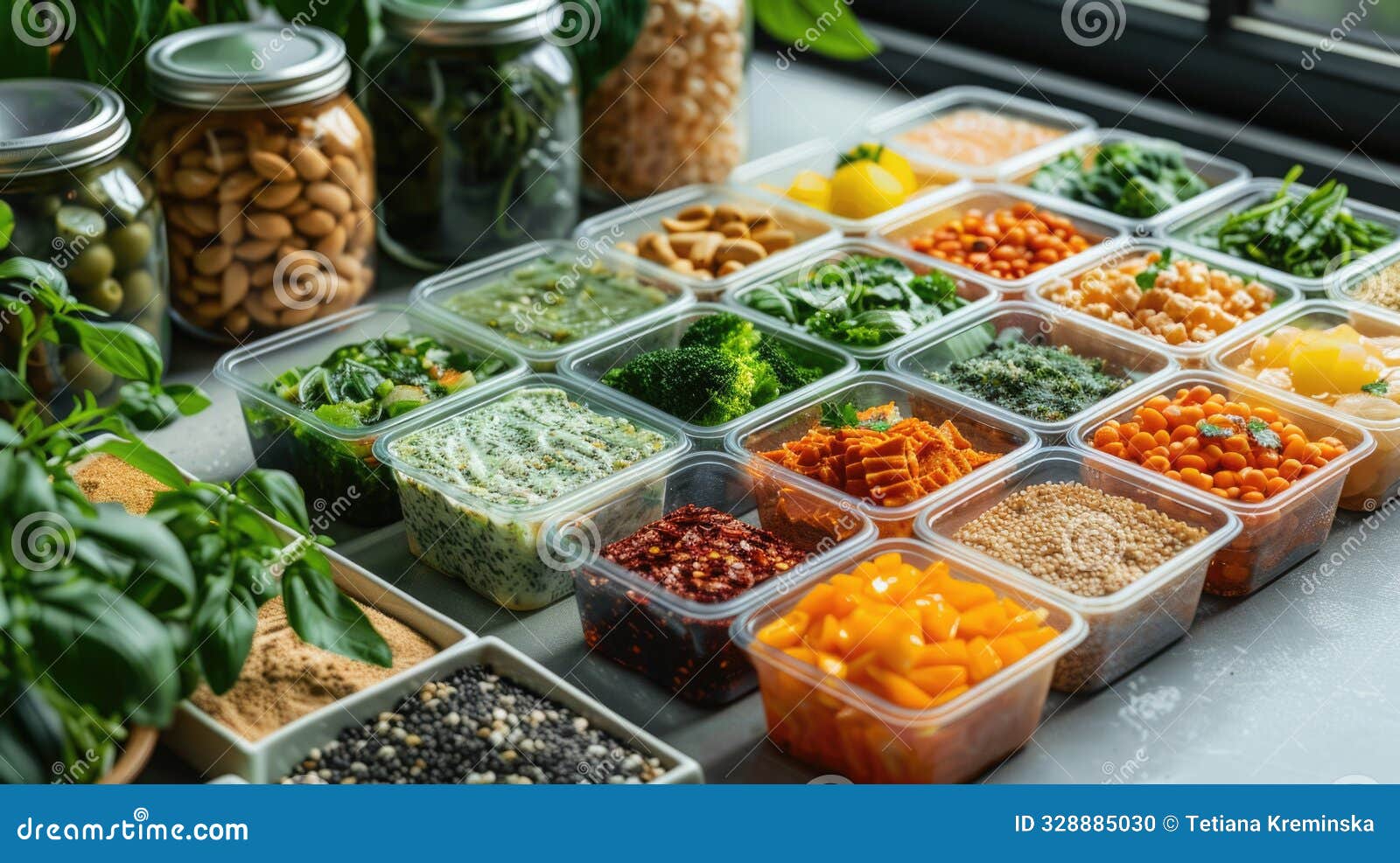 Colorful and Organized Array of Plant-Based Protein Meal Kits and ...