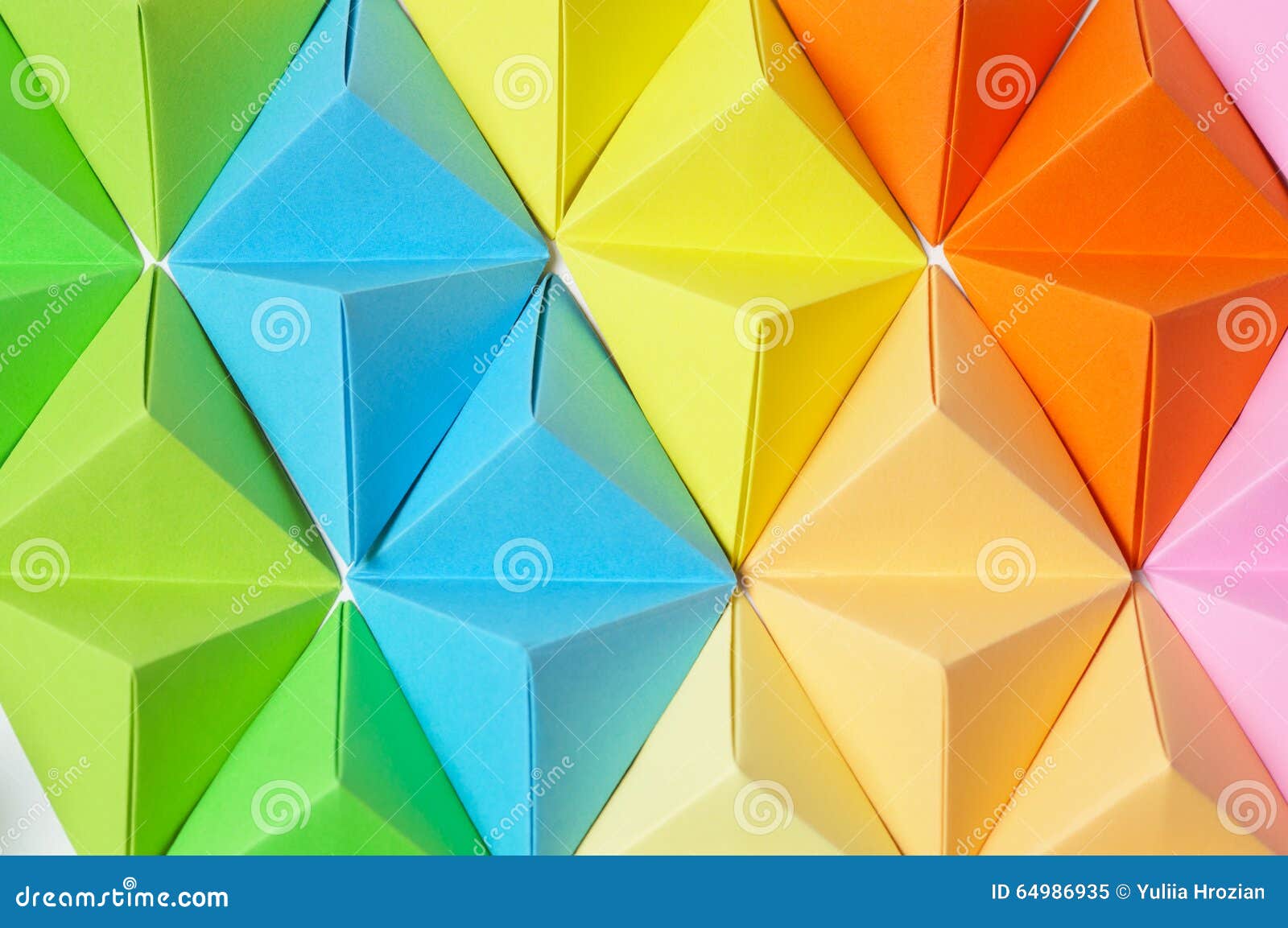 Colorful Origami Background Stock Image - Image of inspiration ...
