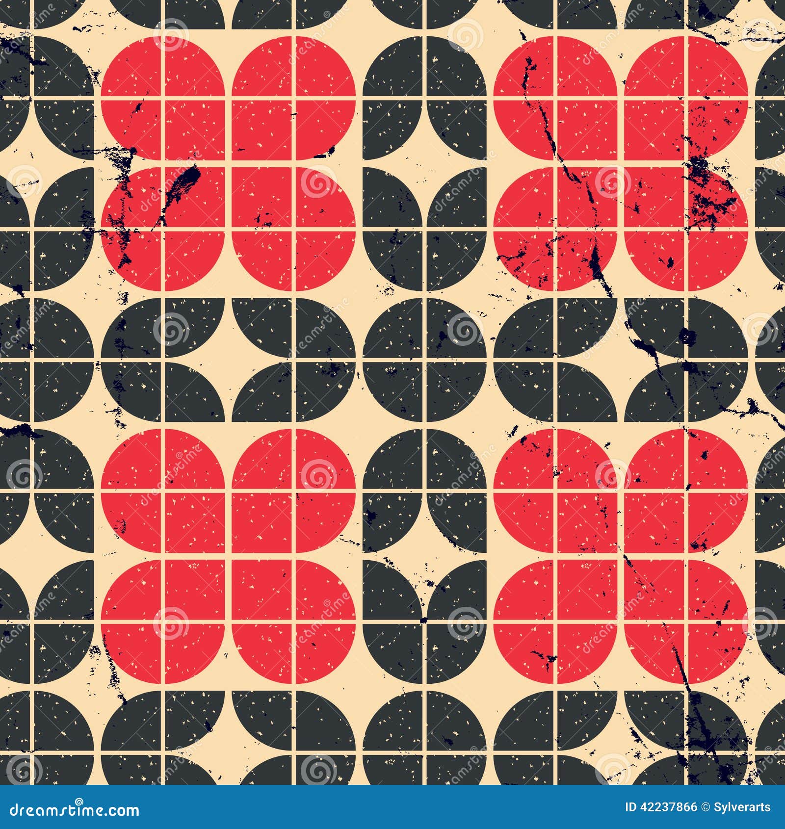 Colorful Ornamental Tattered Textile Geometric Seamless Pattern, Vector ...