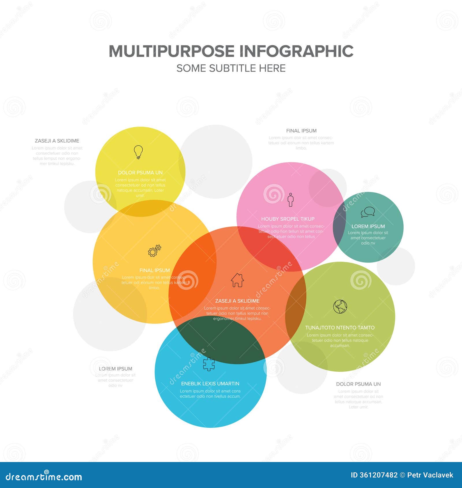 HOW? Colorful Overlapping Question Marks Banner Cartoon Vector ...