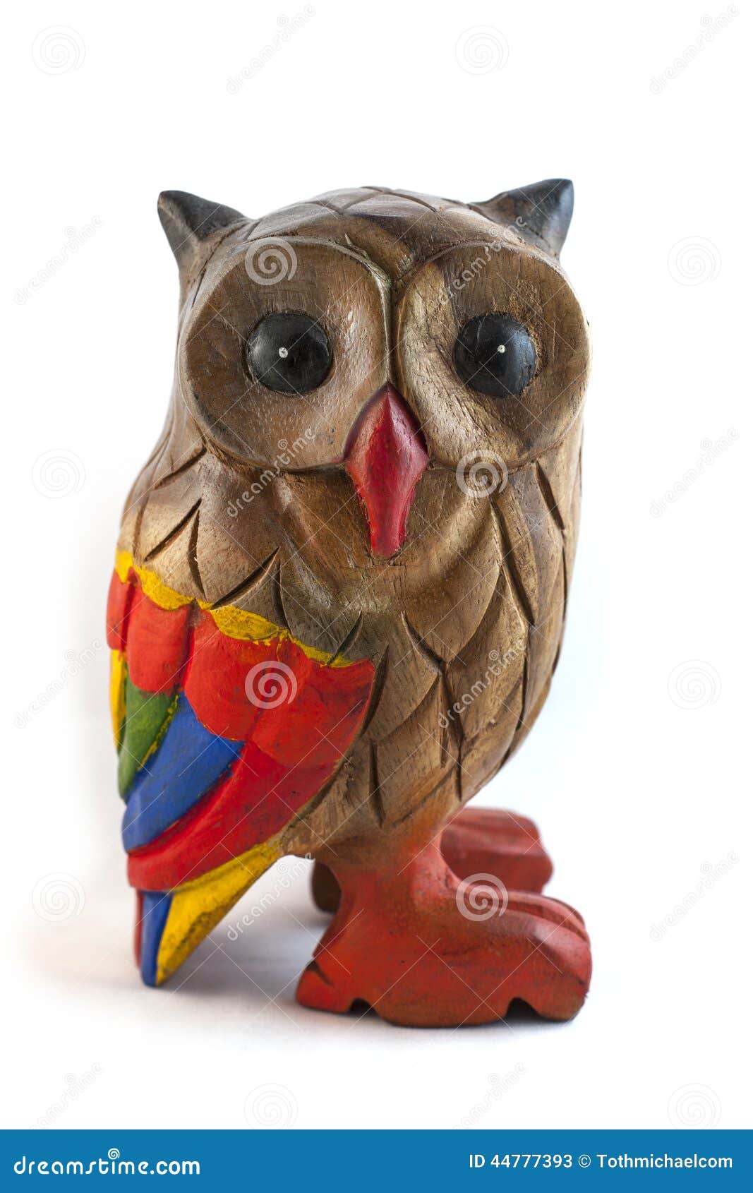 Colorful Owl stock image. Image of handmade, learn, isolated - 44777393