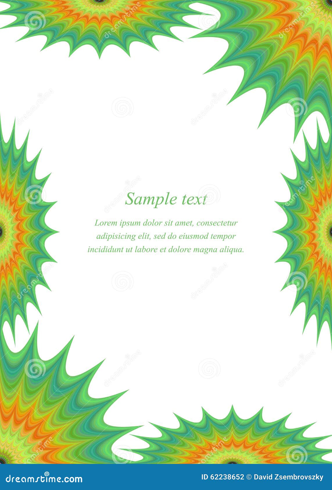 Colorful Page Corner Design Template Stock Vector - Illustration of ...