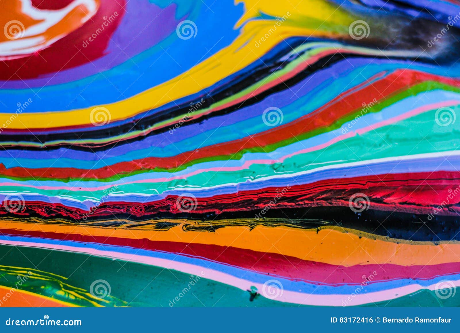 Colorful Paint Abstract Pattern Stock Photo - Image of pattern, fluid ...