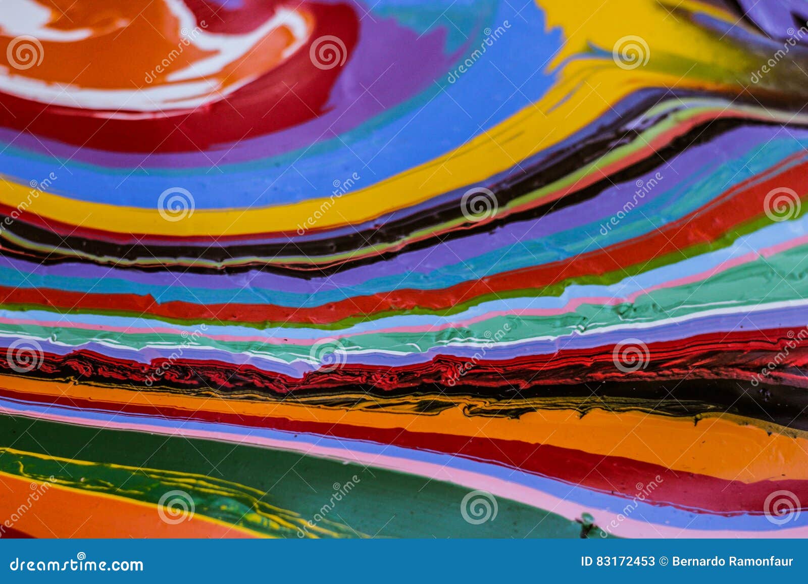 Colorful Paint Abstract Pattern Stock Image - Image of background ...