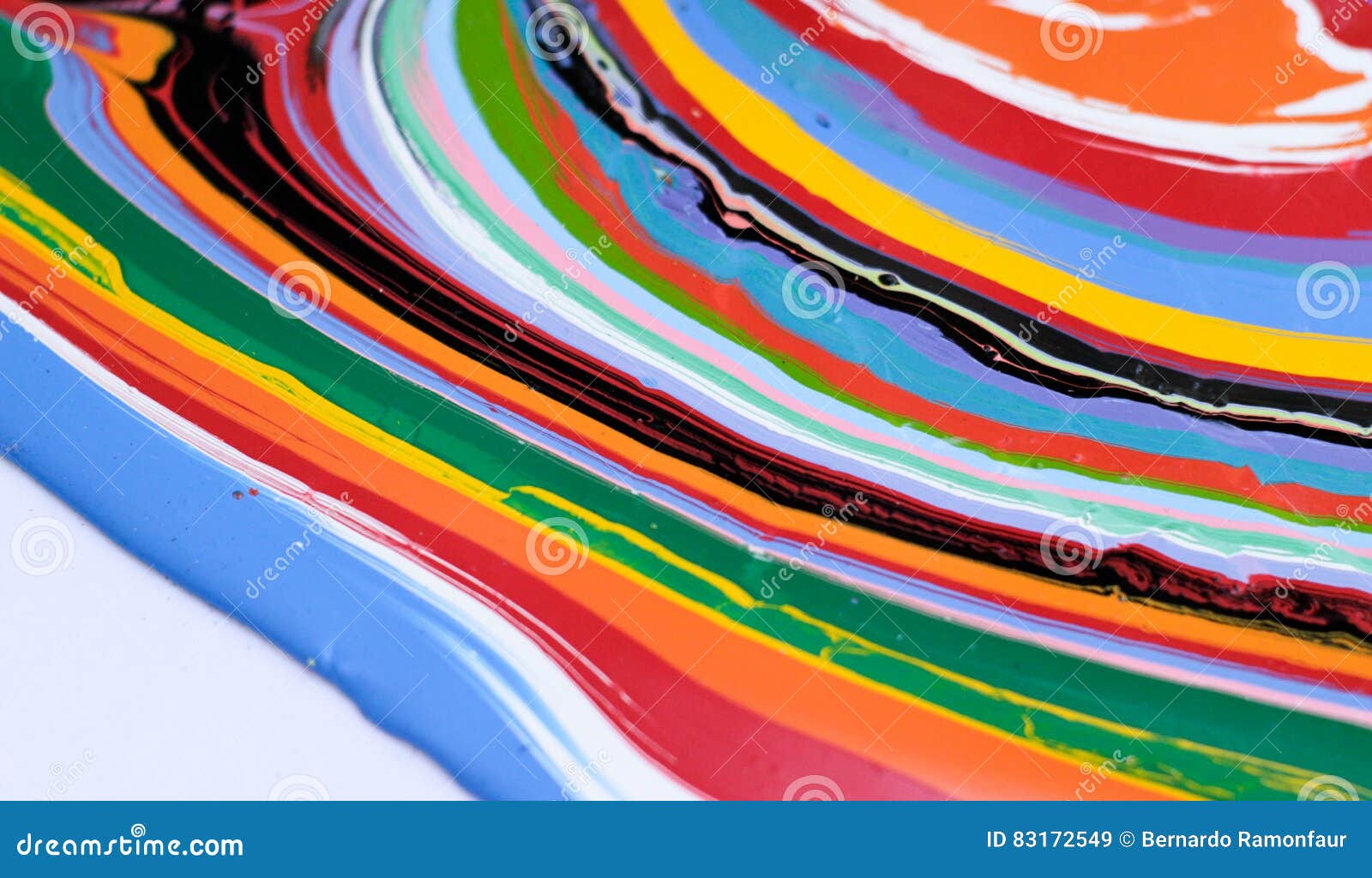 Colorful Paint Abstract Pattern Stock Image - Image of pattern ...