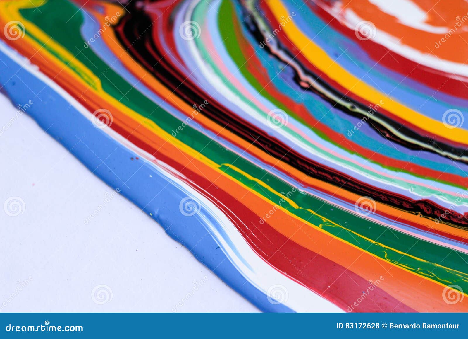 Colorful Paint Abstract Pattern Stock Photo - Image of texture ...