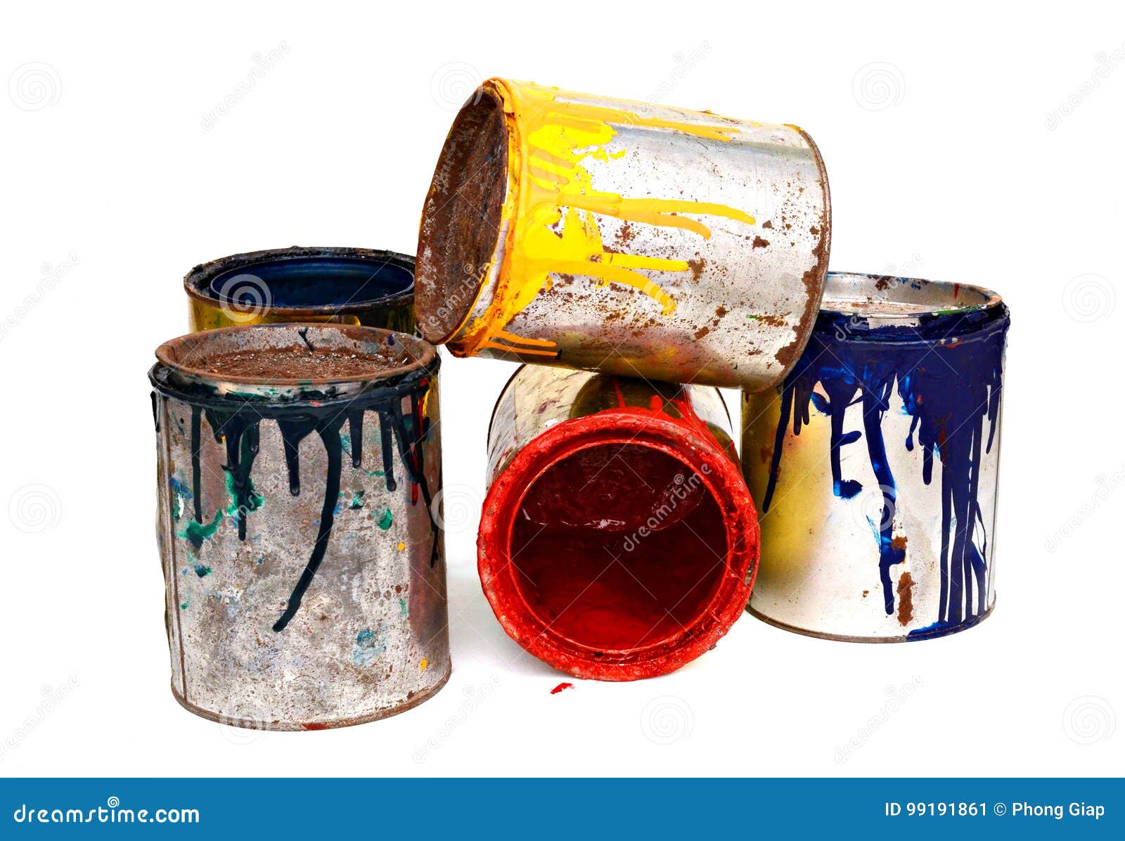 Buckets of colorful paint stock image. Image of brown - 99191861 Buckets of colorful paint stock image. Image of brown - 99191861