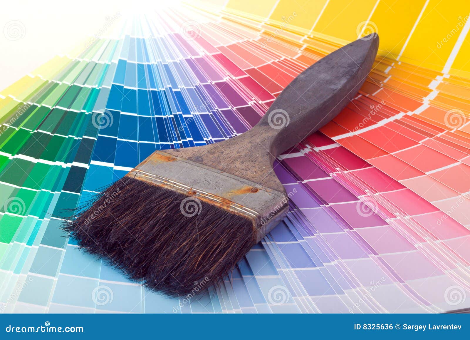 Colorful Paint Color Swatches Stock Photo - Image of cards, design: 8325636