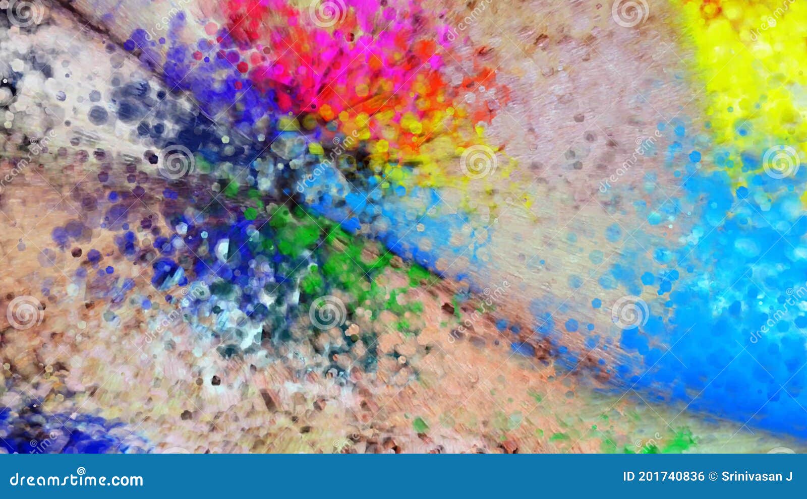 Colorful Paint Drops Falling Animated Pattern on 3D Background ...