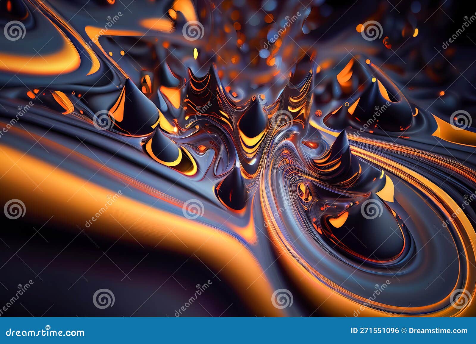 Colorful Paint Drops. Generative AI Stock Illustration - Illustration ...