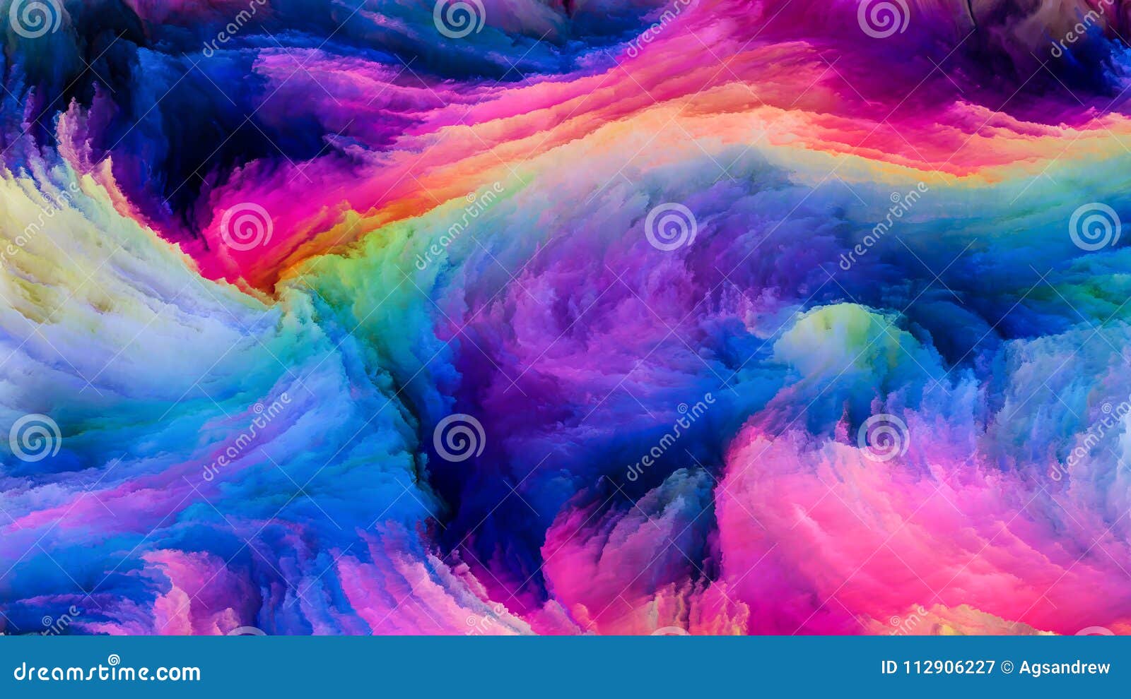 Colorful Paint Evolution stock illustration. Illustration of color ...