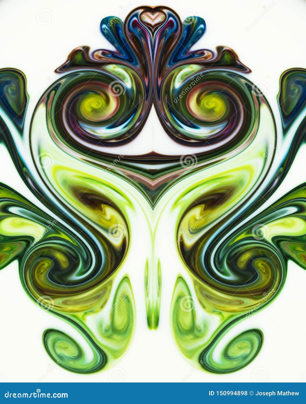 Colorful Paint Mix Abstract Pattern Stock Photo - Image of concept ...