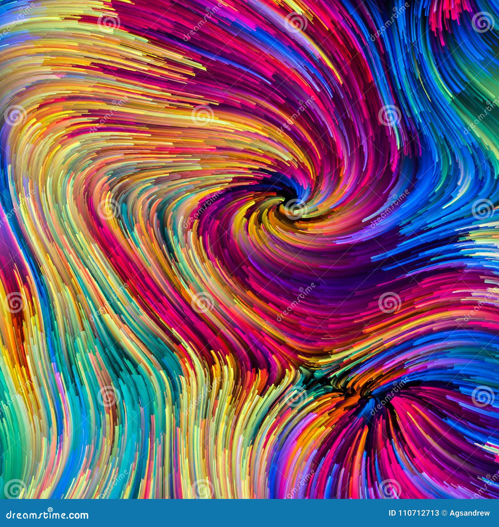 Colorful Paint Paths stock illustration. Illustration of element ...