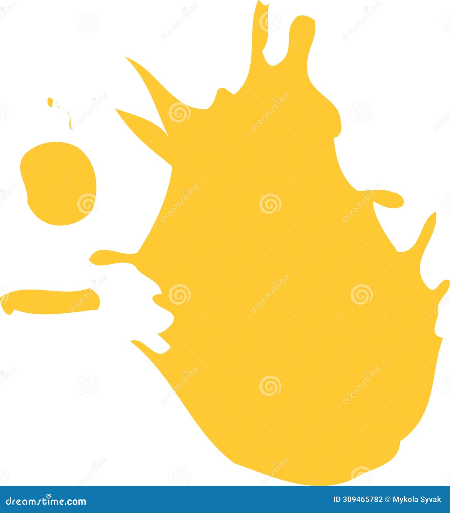 Colorful Paint Splash stock vector. Illustration of brush - 309465782