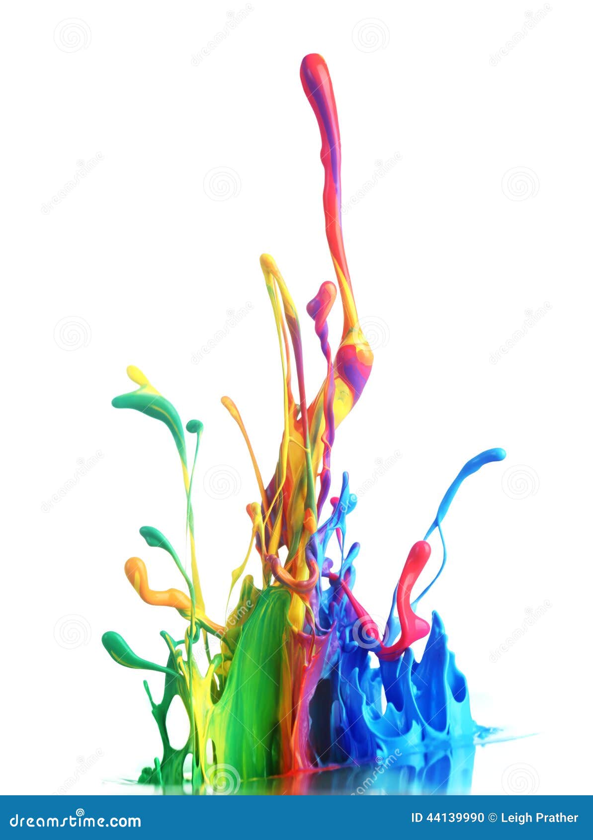 Colorful paint splashing stock photo. Image of splatter - 44139990