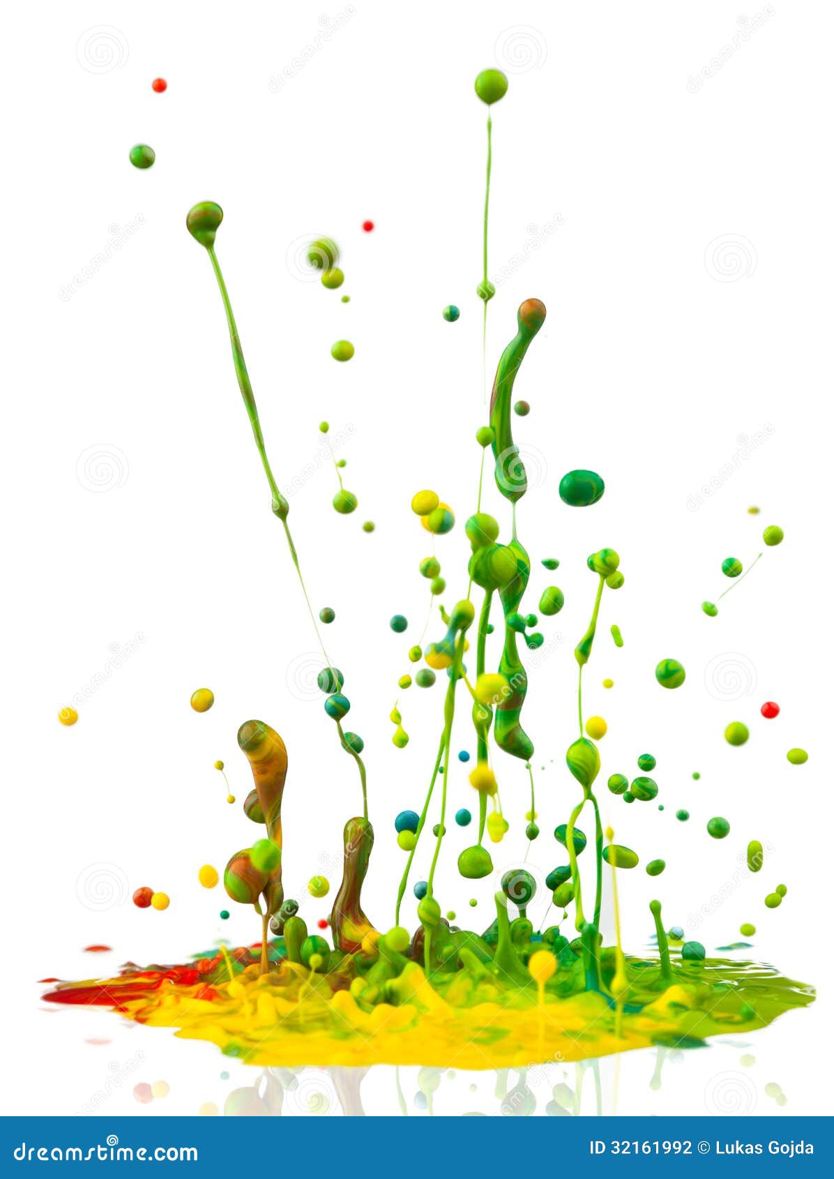 Colorful paint splashing stock photo. Image of multicolored - 32161992