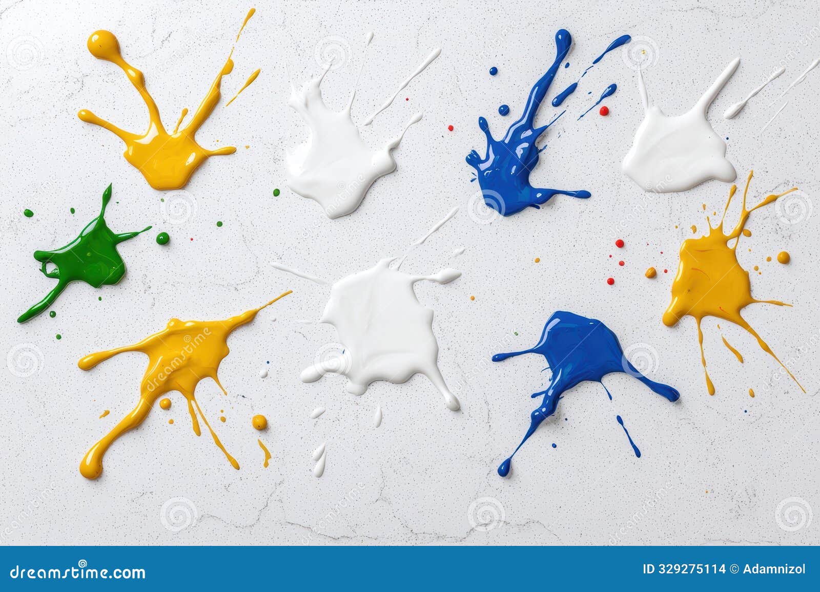 Colorful Paint Splatter Abstract Art Background Stock Illustration ...