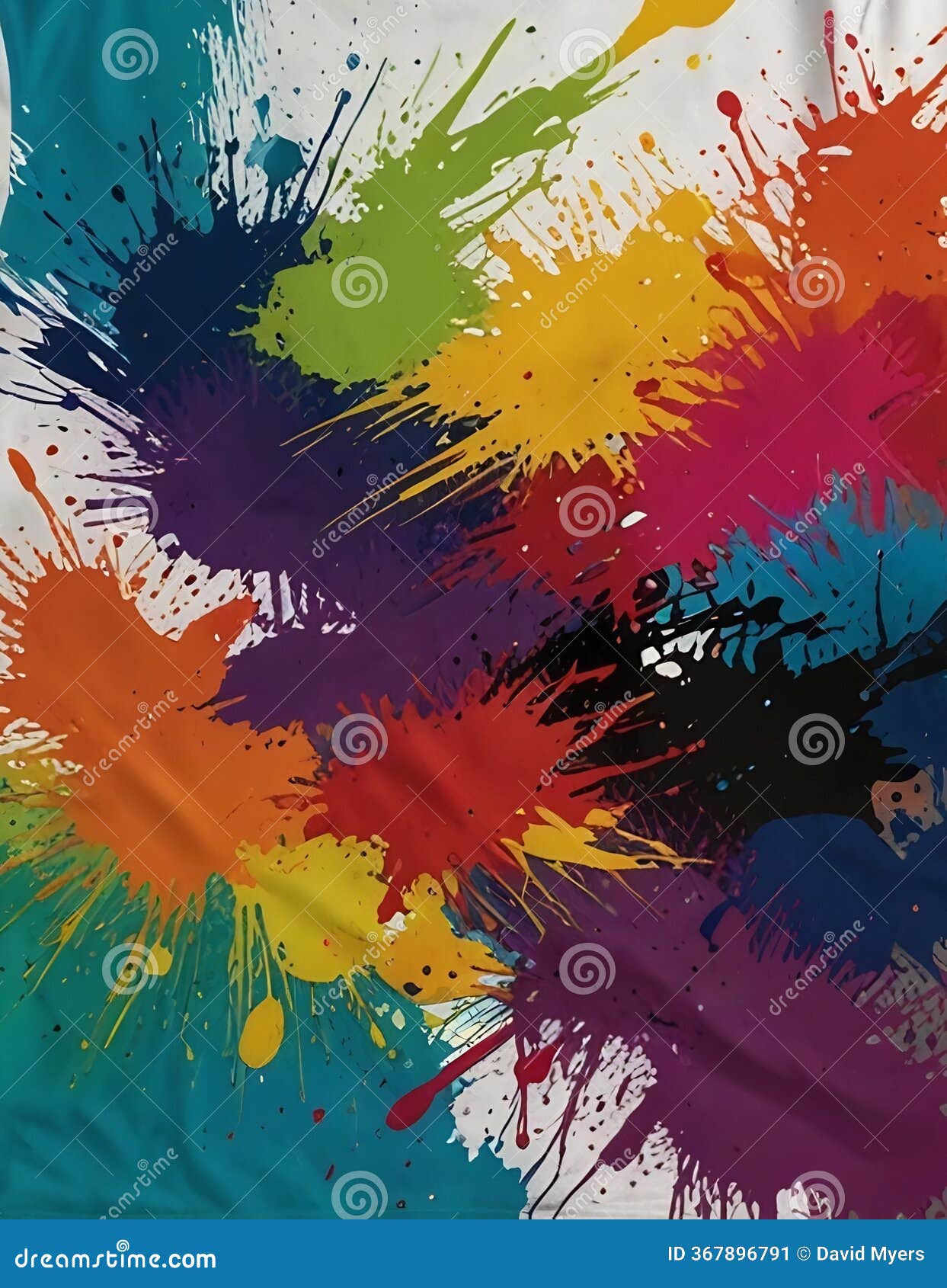 Colorful Paint Splatter Background Vector Presentation Design Template ...