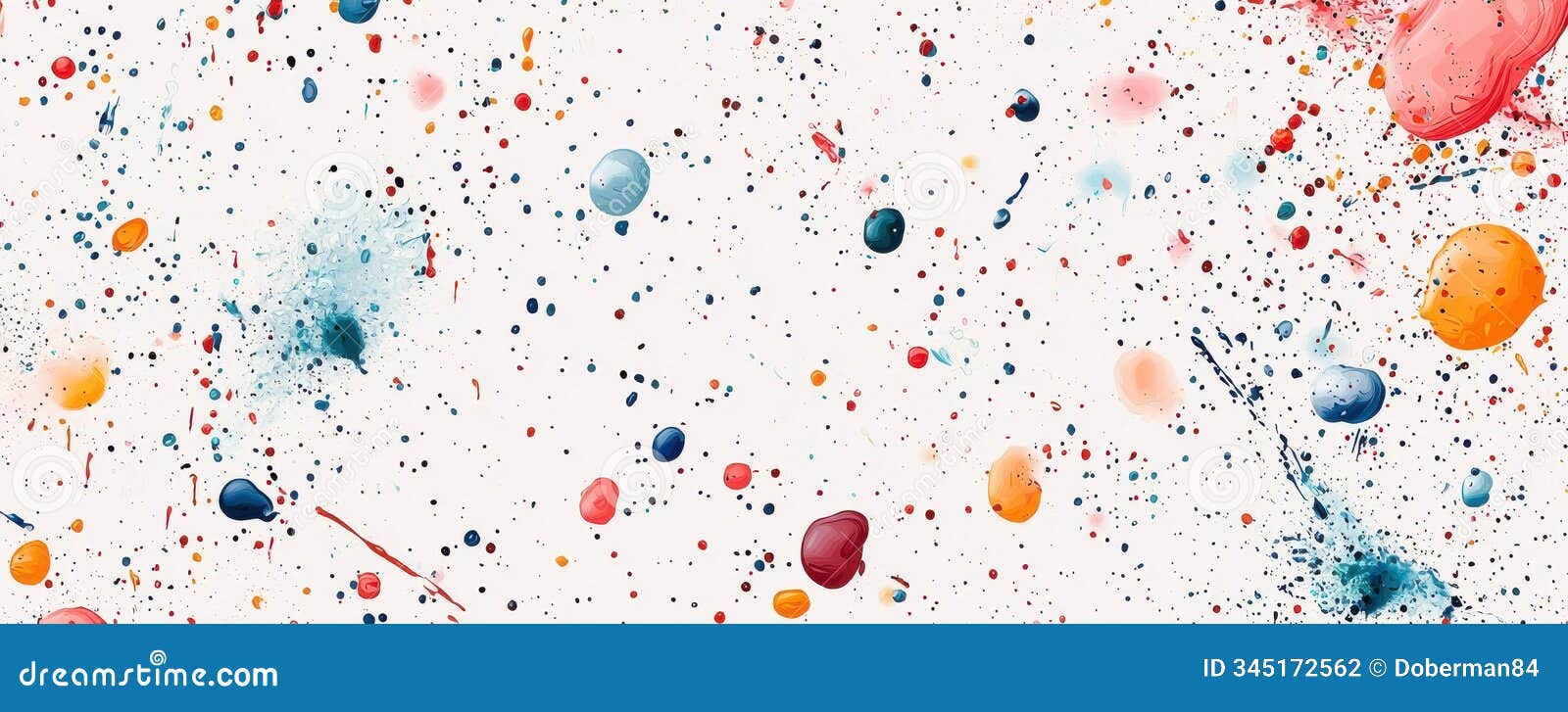 Colorful Paint Splatter Background with Vibrant Abstract Patterns ...