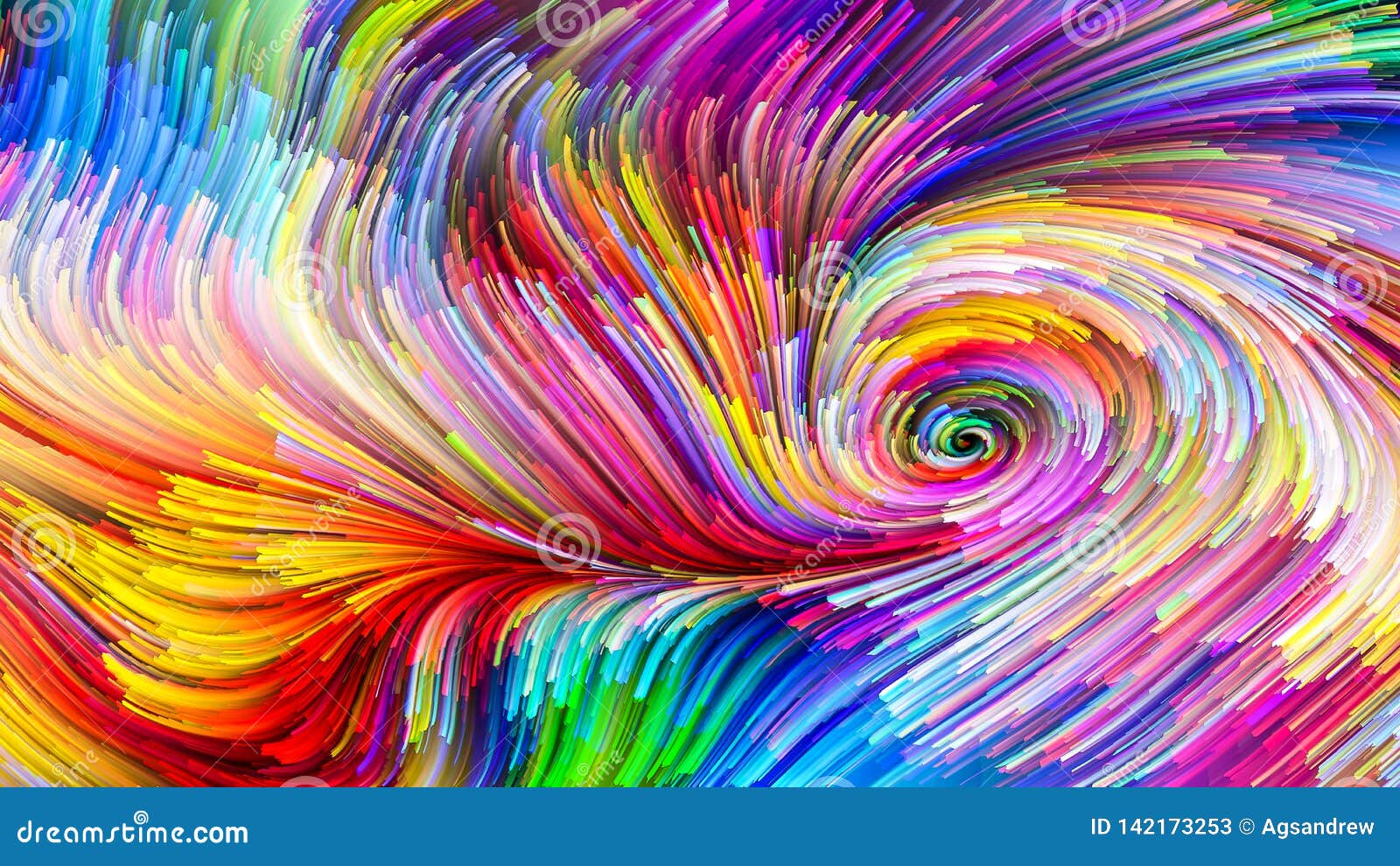 Colorful Paint Visualization Stock Illustration - Illustration of paint ...