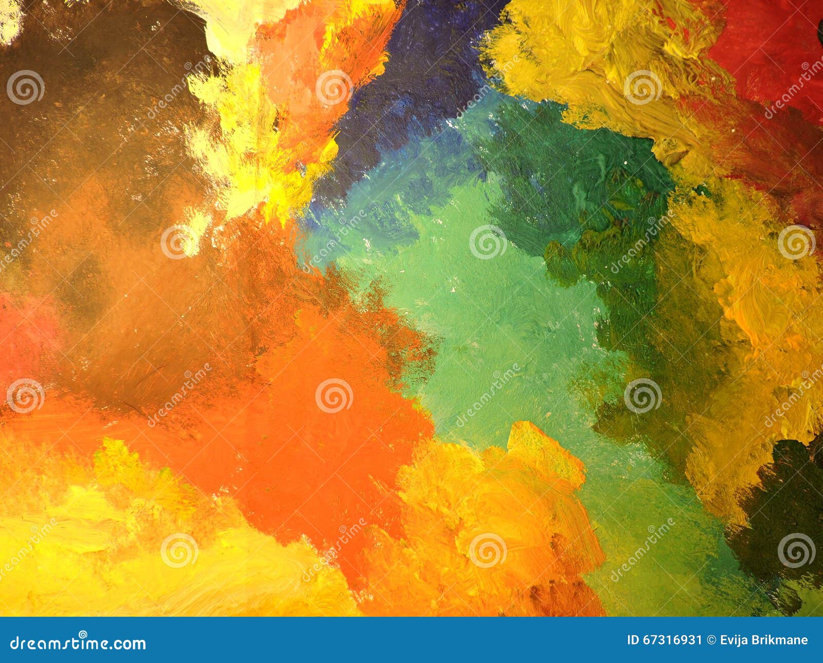 Colorful Painted Background Stock Image - Image of commercial, blury ...