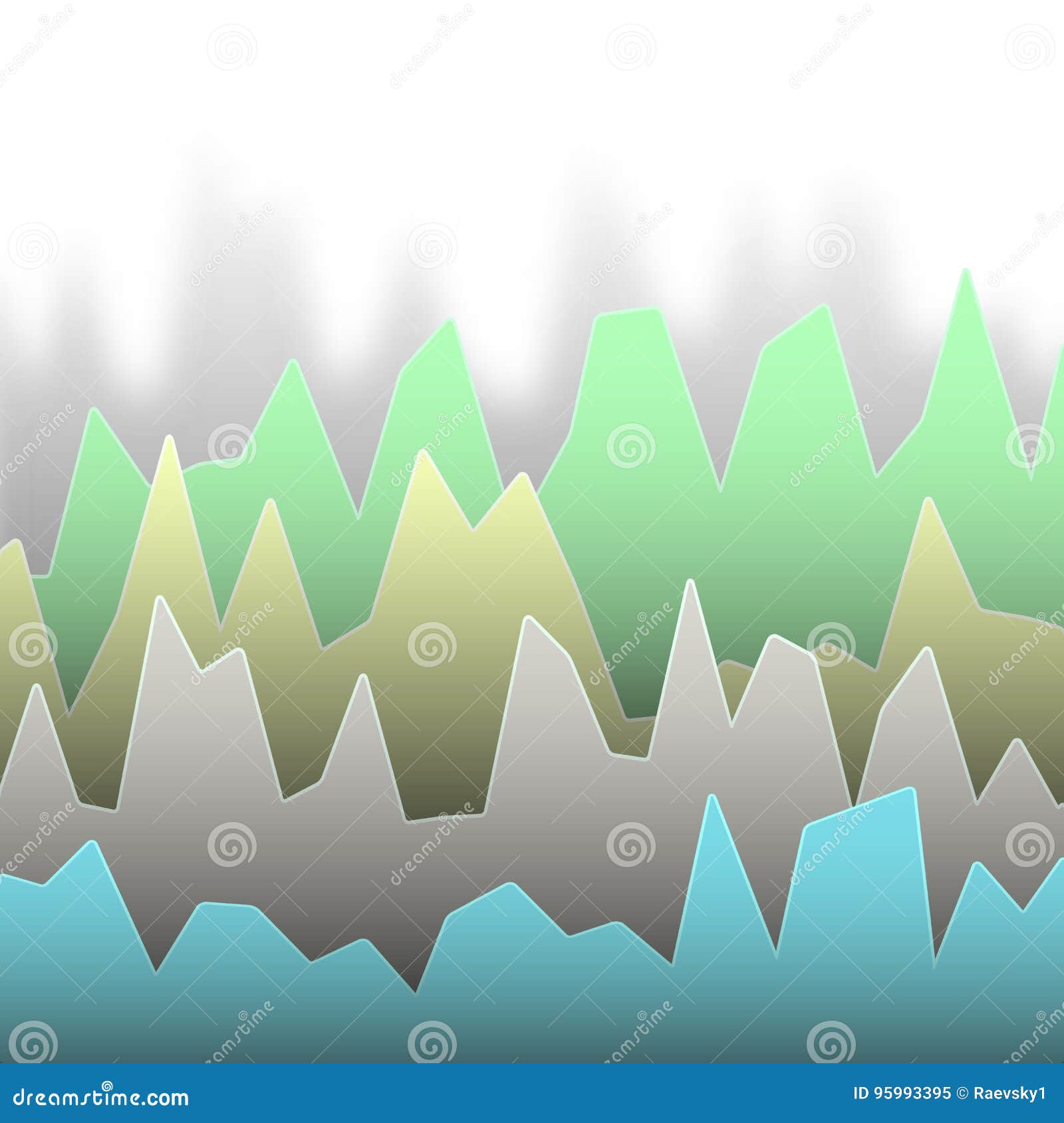 Colorful painted diagram stock vector. Illustration of concept - 95993395