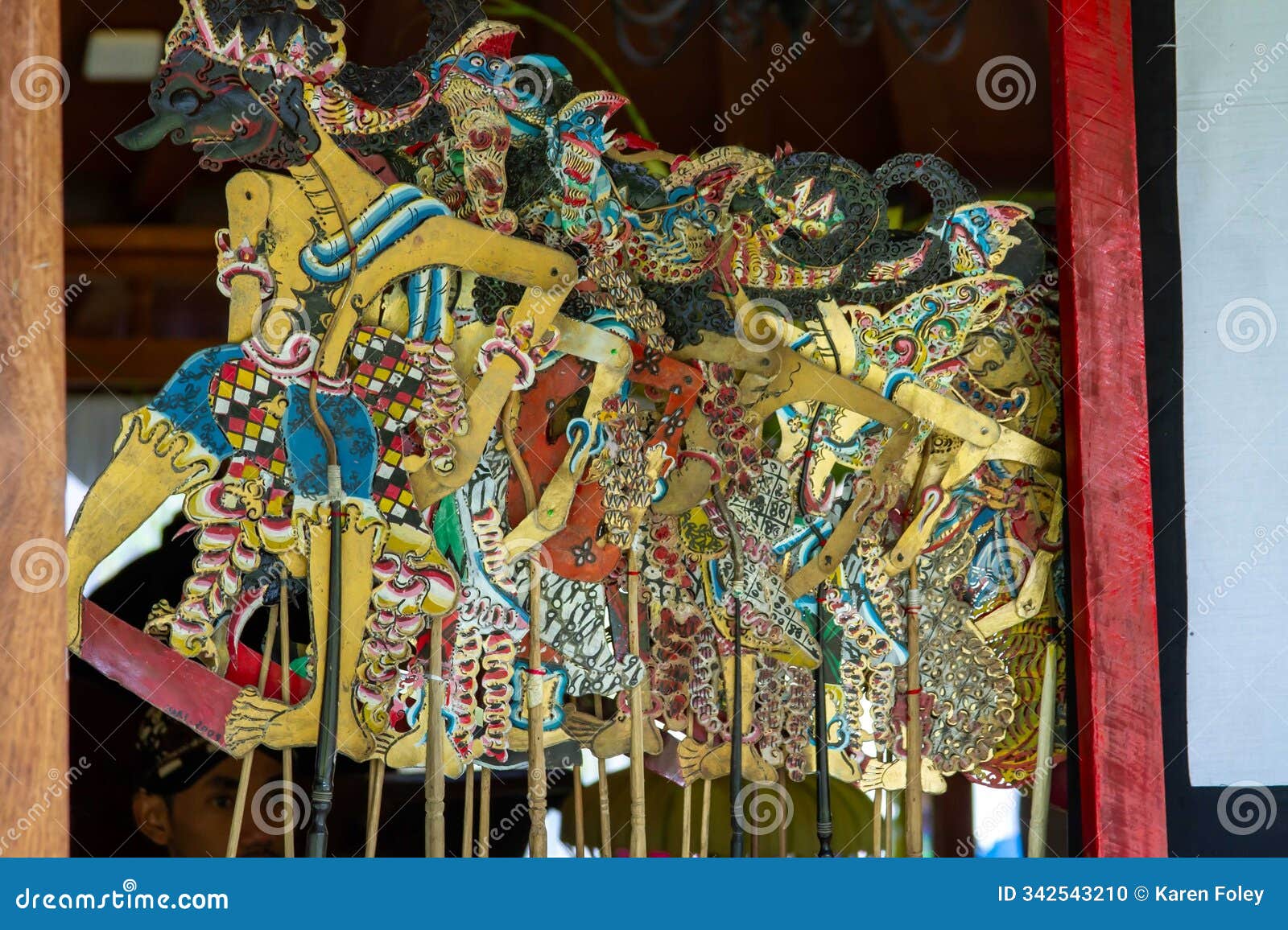 Shadow Puppets Set Thai: Nang Talung Was One Form Of Public En Royalty ...