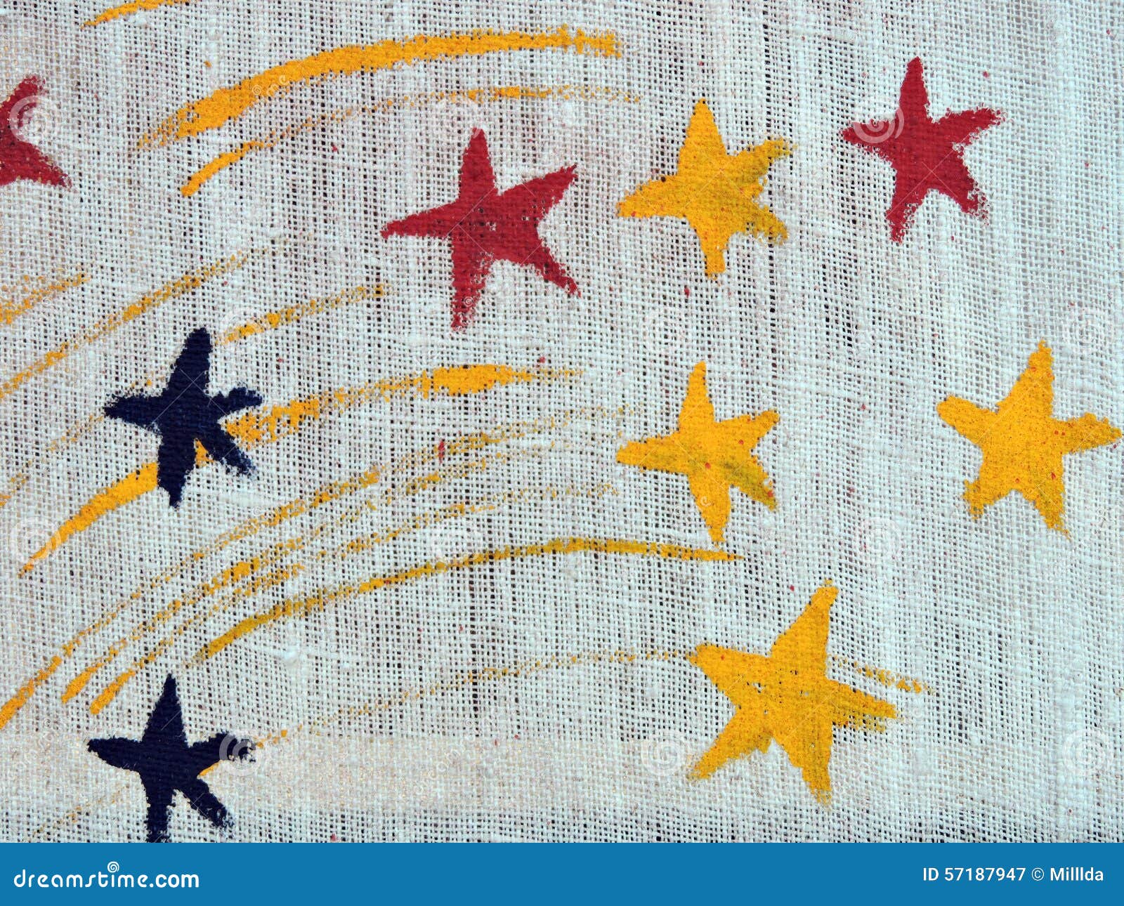 Colorful painted stars stock image. Image of beautiful - 57187947