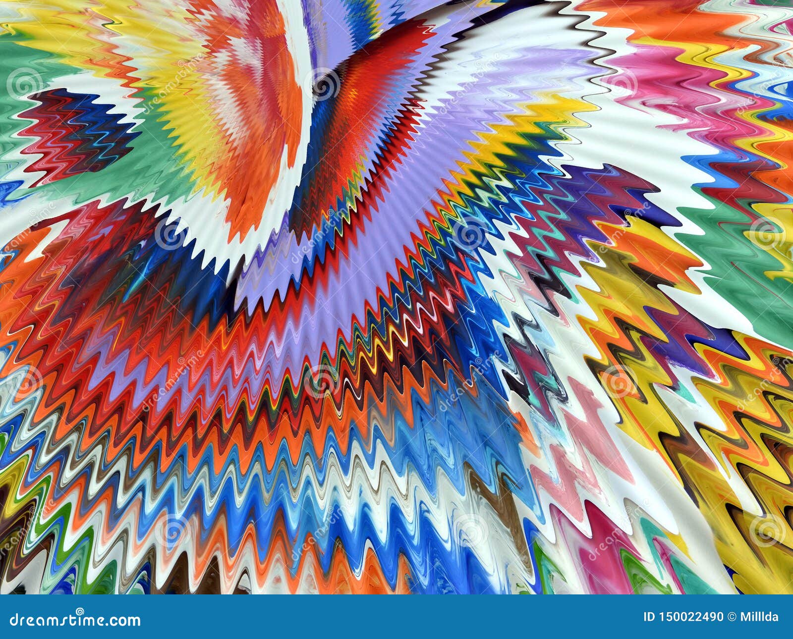 Colorful Painted Surface Texture Stock Illustration - Illustration of ...