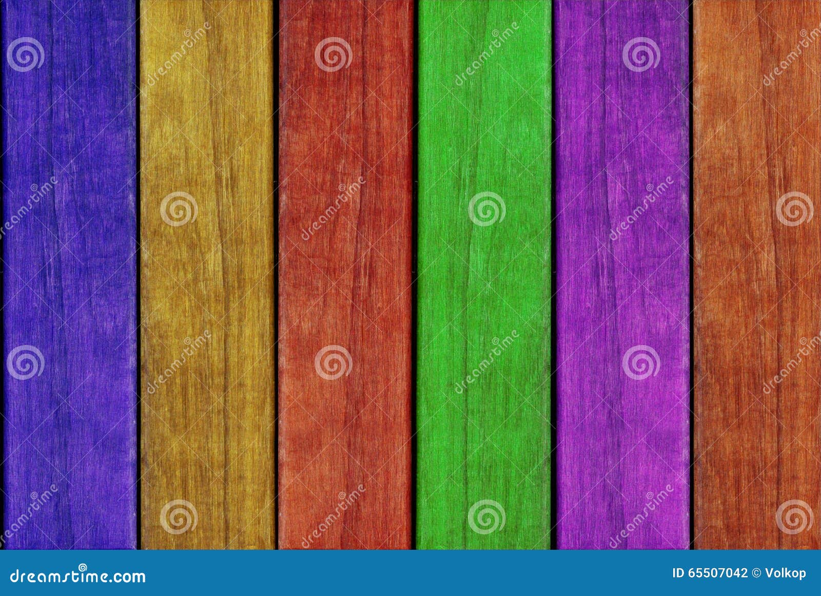 Colorful Painted Wood Plank Wall Background Stock Photo - Image of ...