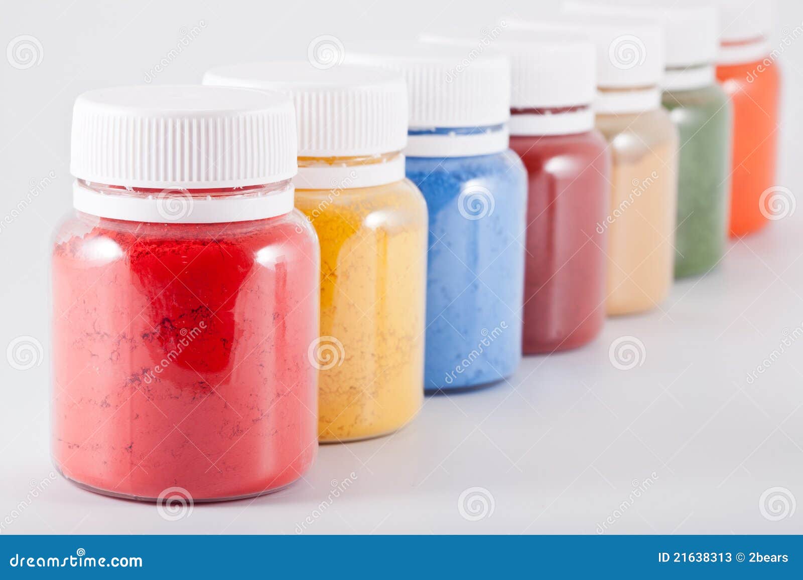 Colorful Paints stock image. Image of texture, color - 21638313