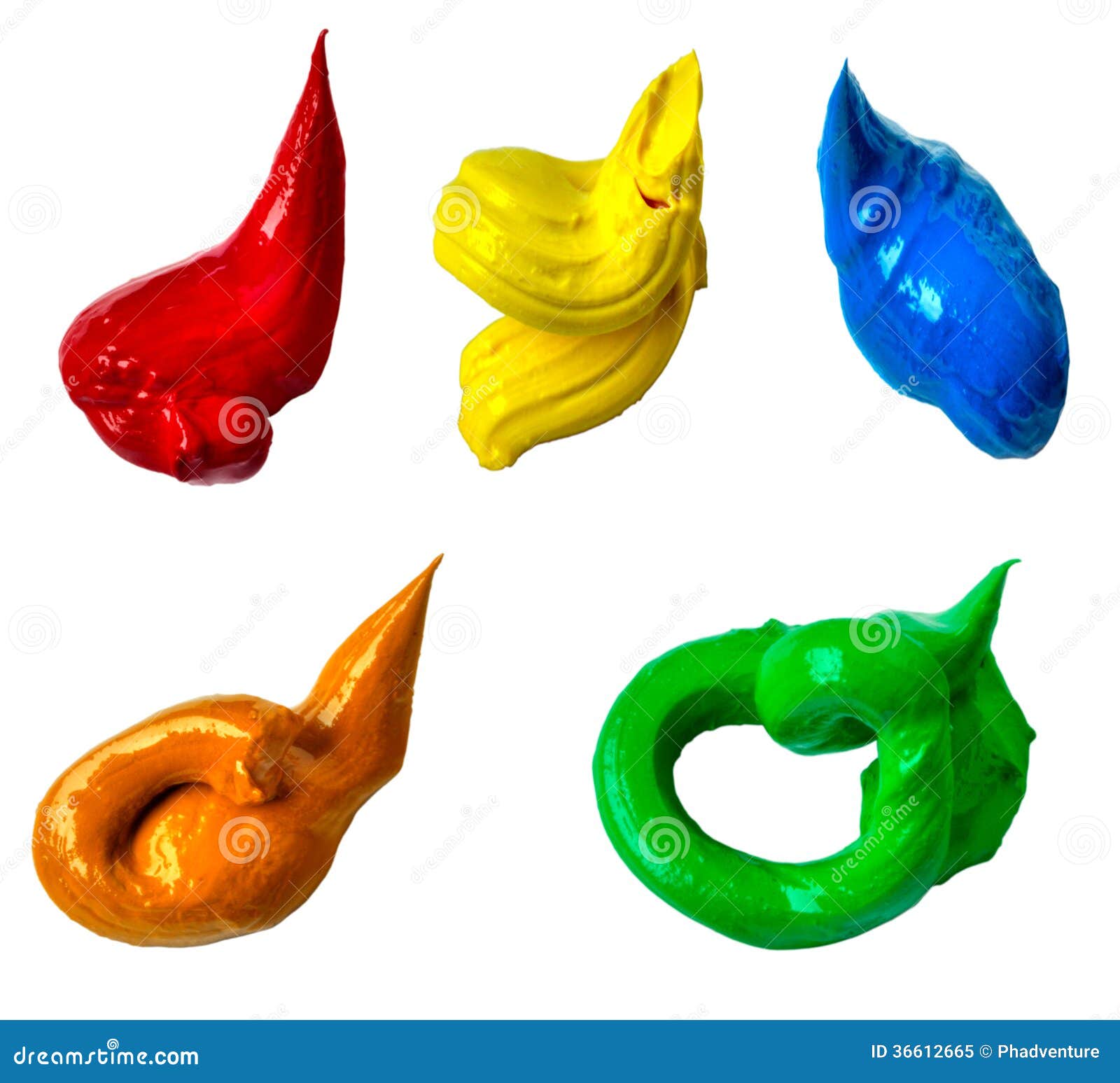 Colorful paints isolated stock image. Image of multilayer - 36612665