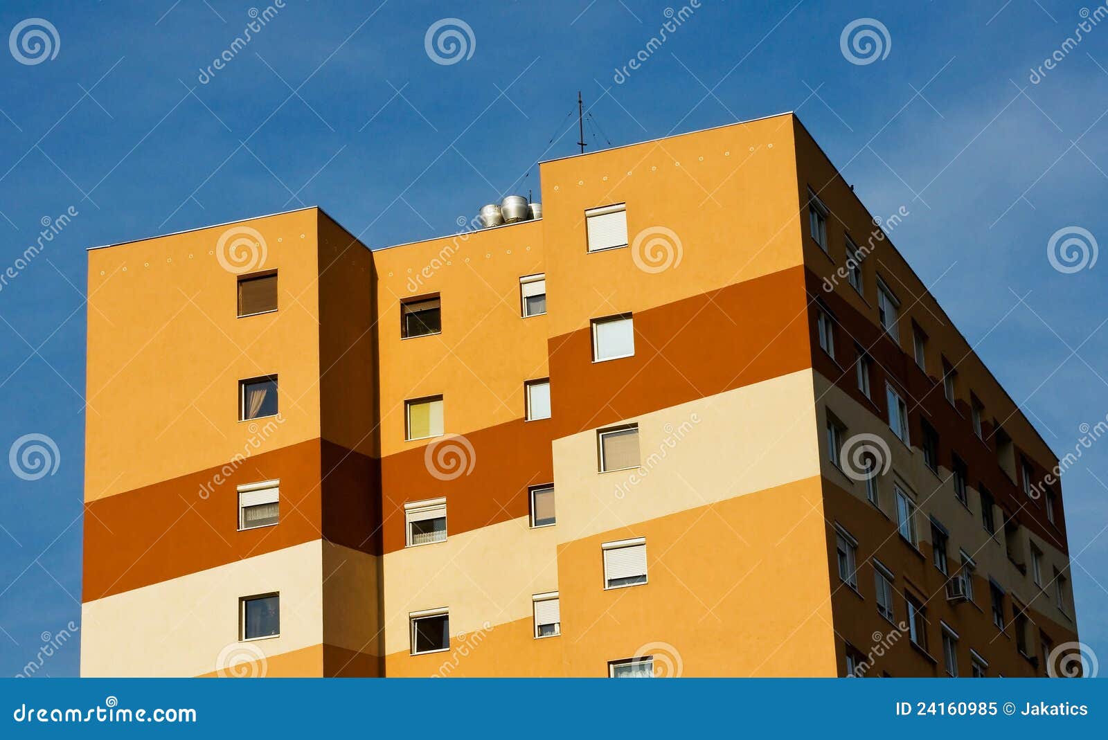 Colorful panel house stock image. Image of lifestyle - 24160985