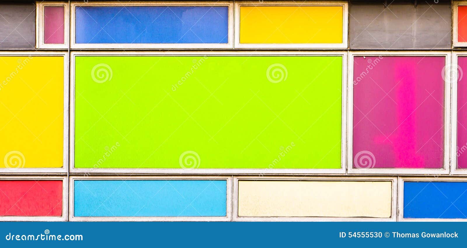 Colorful panels stock photo. Image of 1930s, architectural - 54555530