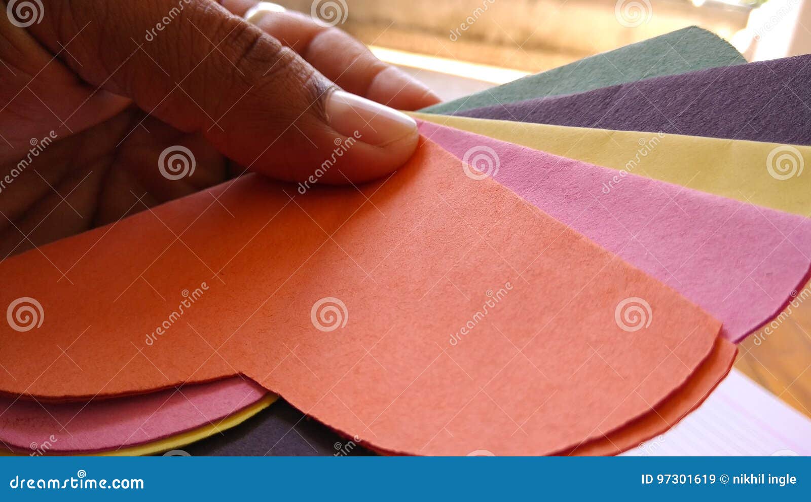 Colorful Paper Art and Craft Background Stock Image - Image of colorful ...
