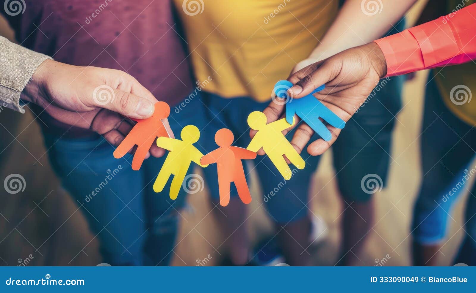 Visualizing Unity and Diversity with a Colorful Paper Chain of Human ...
