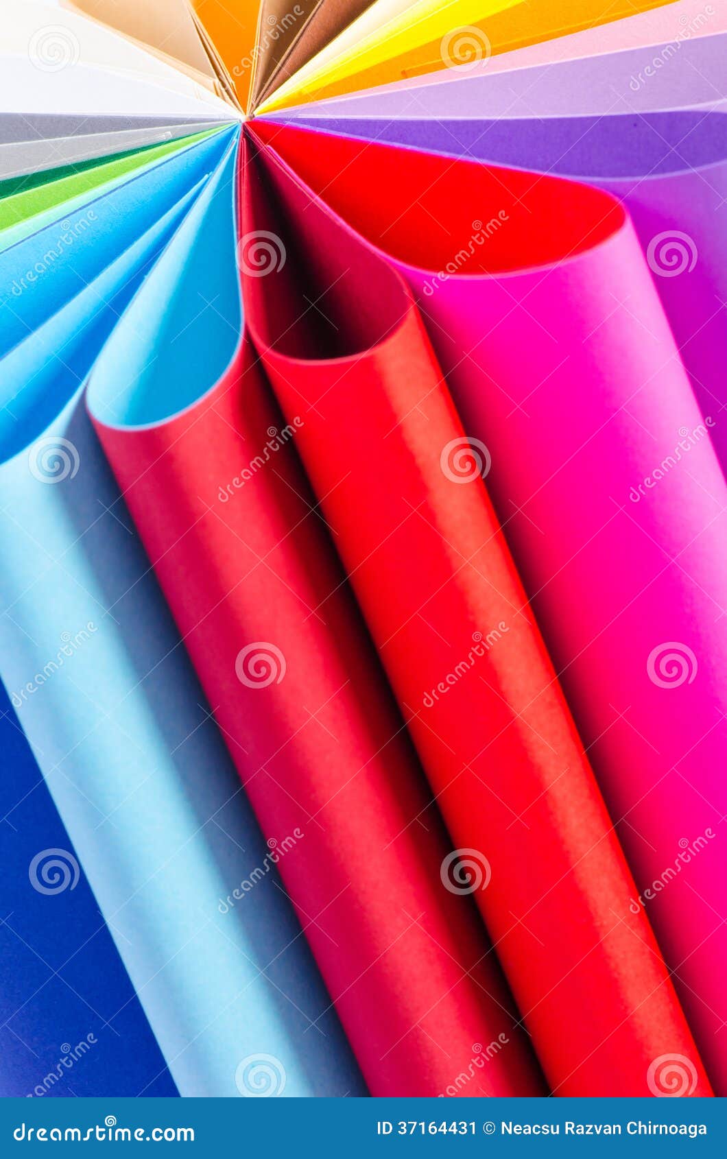 Colorful paper stock image. Image of concept, color, artwork - 37164431