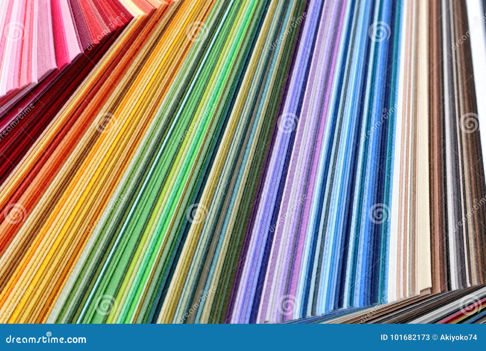 Colorful Paper - Color Samples Stock Image - Image of detail, card ...