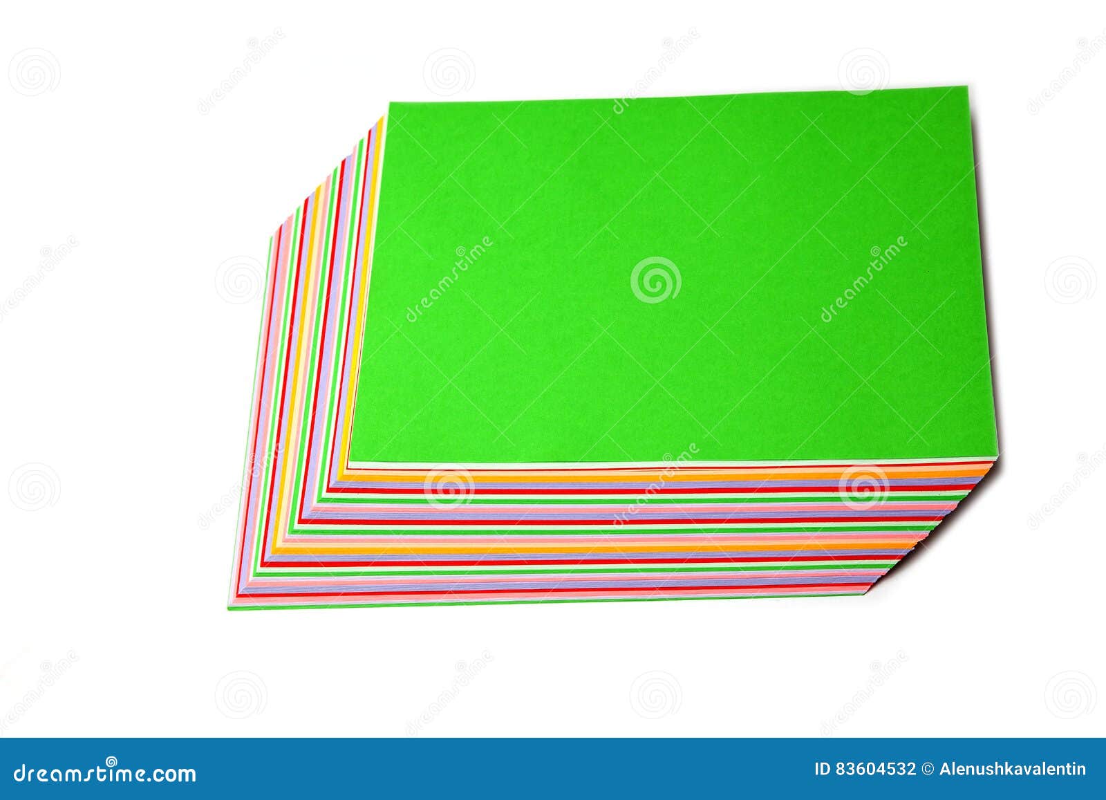 Colorful Paper stock photo. Image of cardboard, backdrop - 83604532