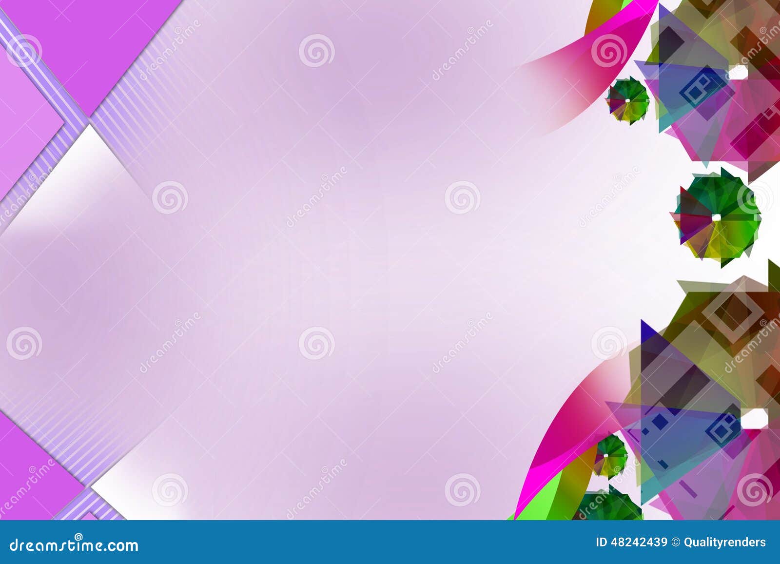 Colorful Paper Flowers Right Side, Abstract Background Stock ...