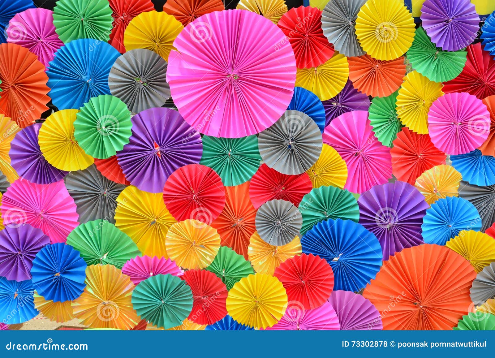 Colorful Paper Folding Multicolored Stock Photo - Image of ideas ...