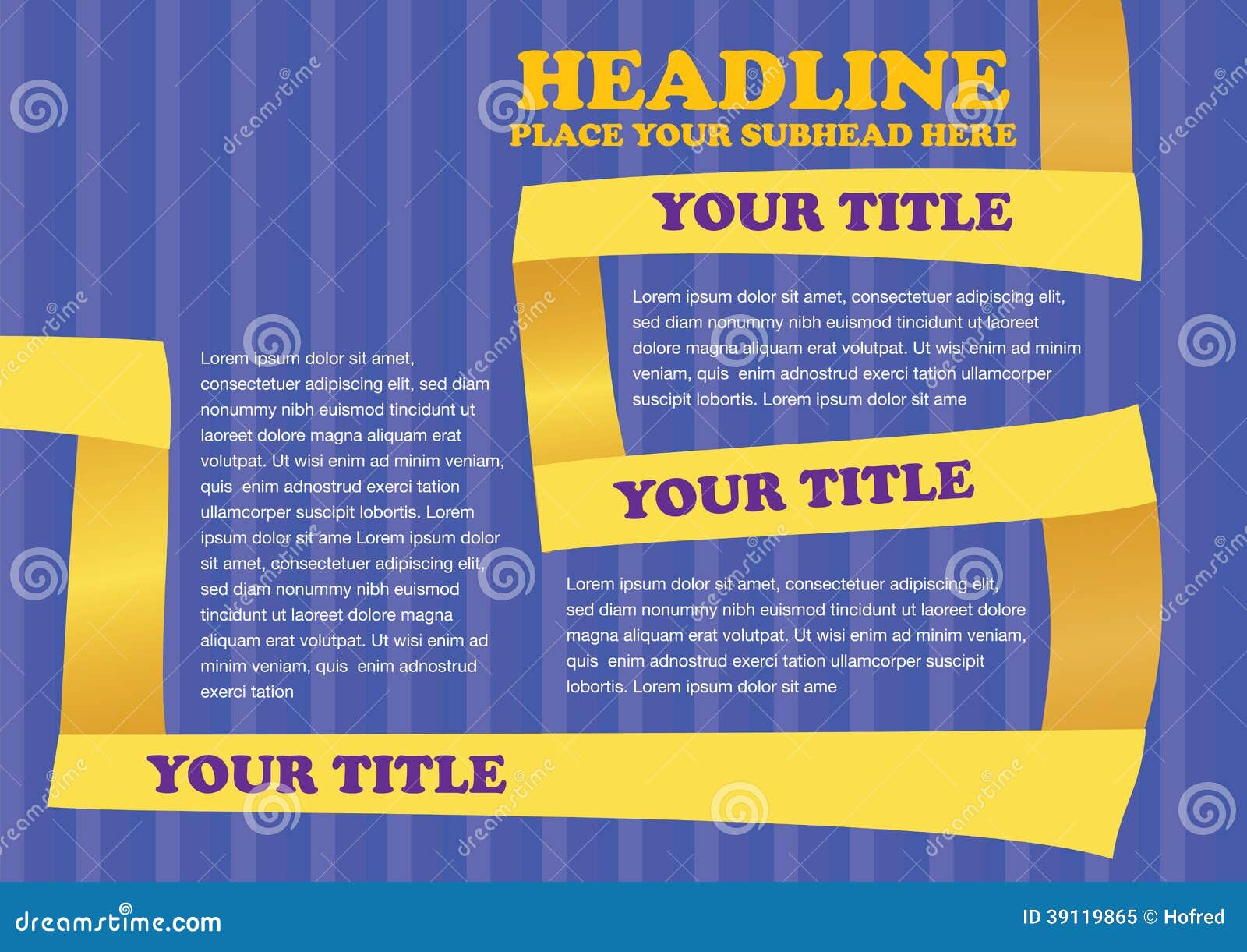 Colorful Paper Folding Vector Layout Stock Vector - Illustration of ...